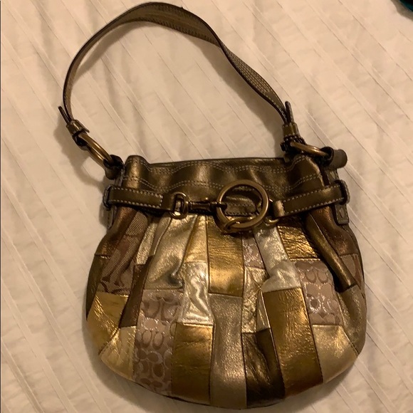 Coach | Bags | Coach Gold Mini Bag | Poshmark